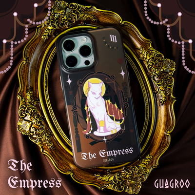 Guagroo The Empress原创磁吸手机壳iphone16磨砂镭射设计师新款苹果15ProMax小众暗黑适用14高级感艺术情侣