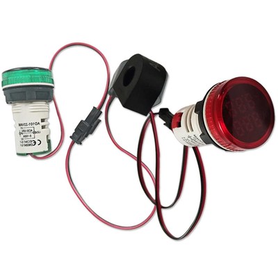 2 In 1 Mini Digital Voltmeter Ammeter LED Tester Dual Instru