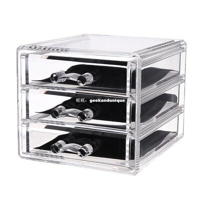 Cosmetic Oranizer Storae Box Transparent Acrylic Makeup 3