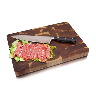 Jaswehome Premium End Grain Acacia Wood Cutting Board Servin