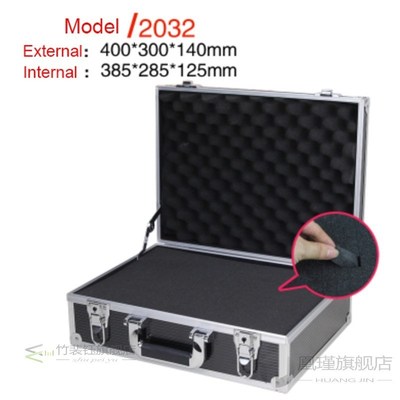 Large trolley box toolbox aluminum alloy portable case displ