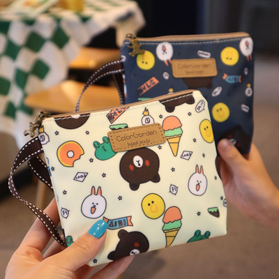 口红钥匙收纳袋可爱防水化妆包