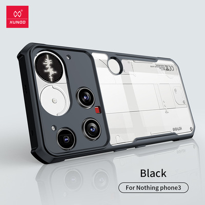 XUNDD 适用Nothing Phone 3手机壳新款气囊防摔NothingPhone3透明保护壳软边硬壳
