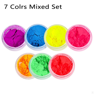 1/6PCS Neon Eyeshadow Loose Powder Pigment Shimmer Shining
