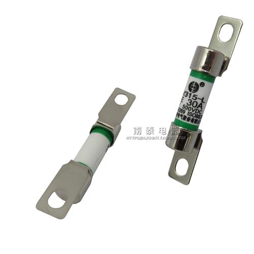 中熔保险丝EV315-L 3E 20A 30A 40A直流熔断体500VDC汽车熔断器g_虎窝淘