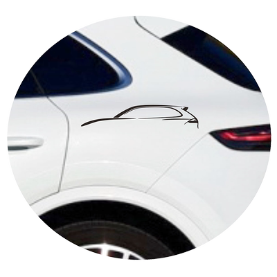 卡宴车贴拉花CayennMacan