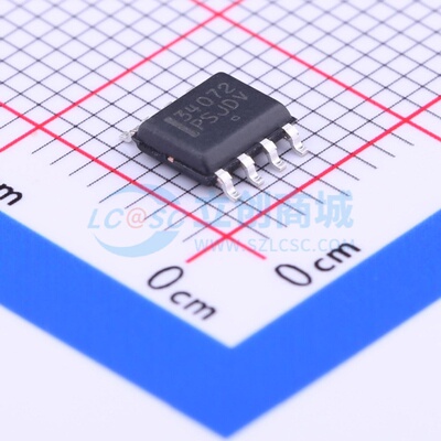 FET输入运放 MC34072VDR2G SOIC-8 onsemi(安森美) 电子元件配单