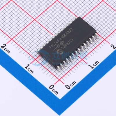 单片机(MCU/MPU/SOC) PIC24FV16KA302-I/SO SOIC-28 MICROCHIP(美