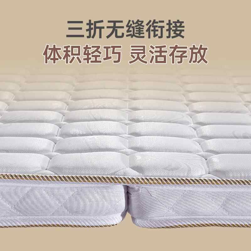 三折床垫折叠全棕家用椰棕榻榻米天然环保棕榈护脊棕榈儿童偏硬垫