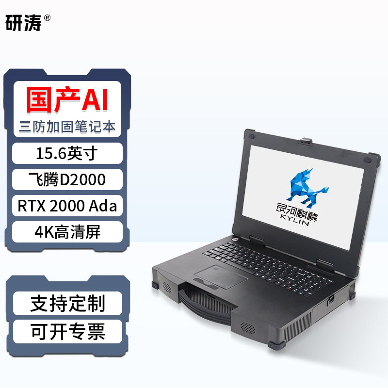 研涛国产AI工作站本地部署大模型飞腾D3000/2000便携加固计算机