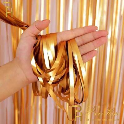 Top Matte Birthday Party Decoration Backdrop Foil Tassel Fri