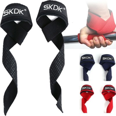 Padded Weight Lifting Training Gloves Wrap Gym Straps Hand B