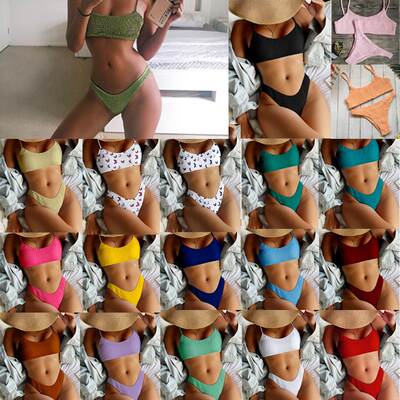 Sexy triangle bikini swimsuit欧美时尚性感三角比基尼分体泳装