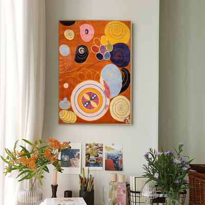 客厅北欧HilmaafKlint挂画
