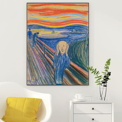 呐喊生命之舞爱德华蒙克装饰画