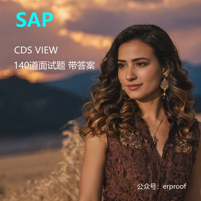 SAP CDS VIEW开发【面试题大全】中文共140道精选面试题 带答案