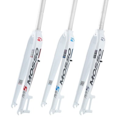 MOSSO山地自行车硬叉M5超轻铝合金高强度碳纤维前叉兼容27.5 29寸