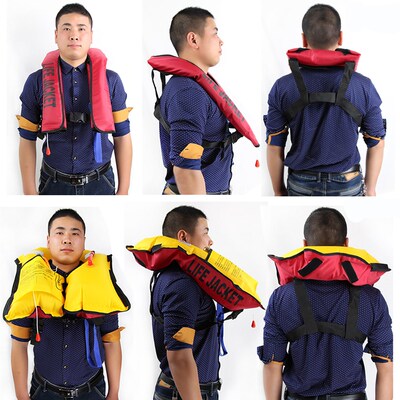 Life Jacket Automatic Inflatable Vest Professional  Swiming