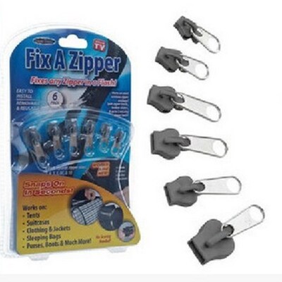 6 PCS/Bag Universal Instant Fix Zipper Repair Kit Replaceme