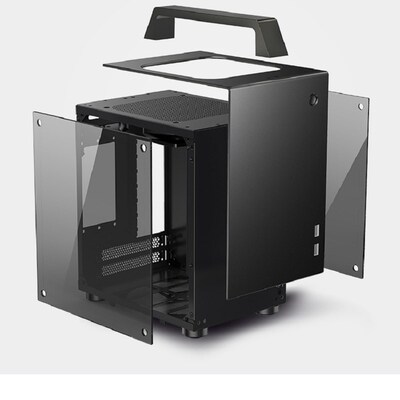 T8 Aluminum Chassis ITX Portable MINI small shell Side Throu