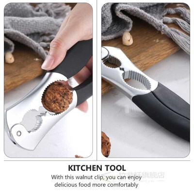 1pc Zinc Alloy Household Nutcracker Nut Sheller Chestnut Cli