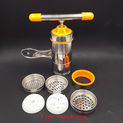 Manual Noodle Maker Kitchen Pasta Spaghetti Press pates Mach