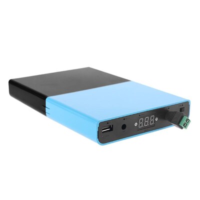 USB DC 12V-24V Adjustable Output 12x 18650 Batteries DIY Pow