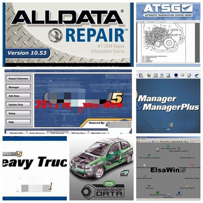 2020 Hot Auto Repair Alldata Software V10.53 mit//chell OD5