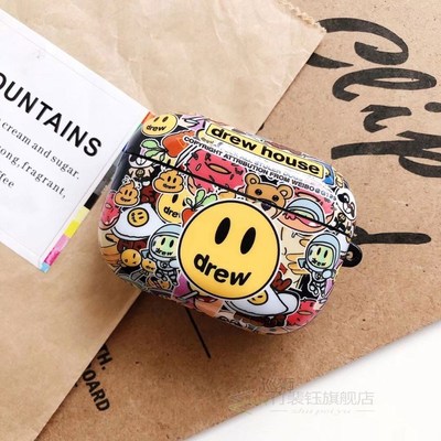 Earphone Case For Airpods Pro Case Drew House Smiley Bluetoo