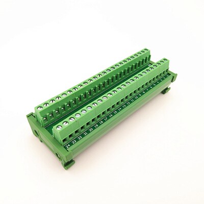 DIN Rail Mount 24A/400V 24 Position Screw ernal Block Distri