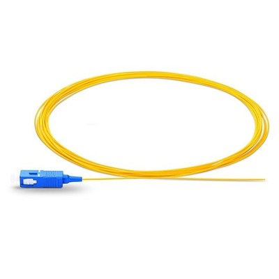 SC PC Fiber Optic Pigtail Simplex FTTH sc pigtail 0.9mm PVC