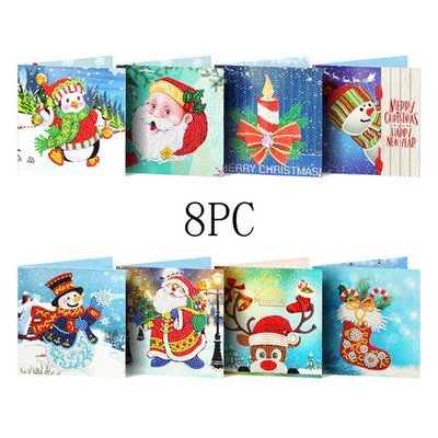 HACAN 5D DIY Diamond Painting Christmas Cards New Arrival Di