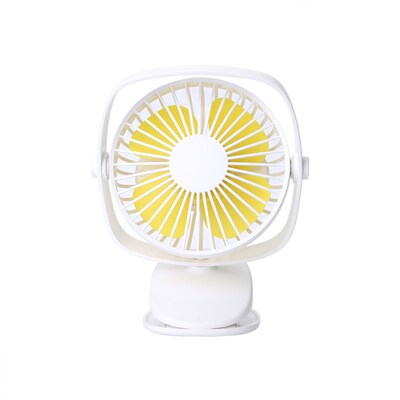 USB Rechargeable Mini Fan Air Cooler Clip Desk Fan Dual Use