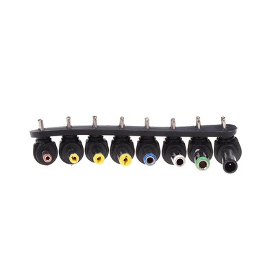 8Pcs Universal For Notebook Laptop AC DC Power Supply Charg