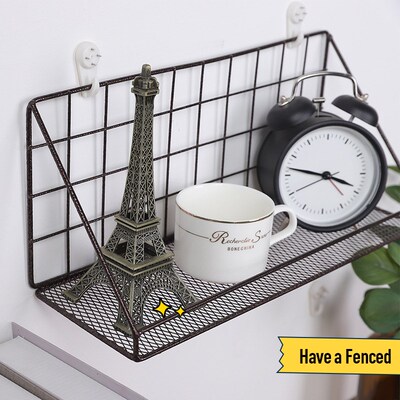 Bathroom Kitchen Shelves Shelf Organizer Iron Decorative Wa