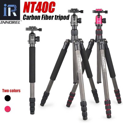 N40C Professional bon Fiber ripod Monopod Stand  Head for Di