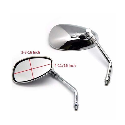 1 Pair Motorcycle Mirror Motorbike Rear View Mirror for YAMA