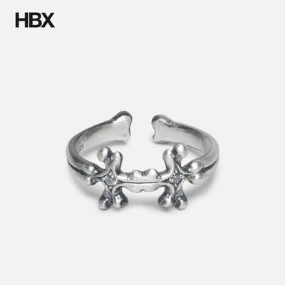 POLYTERU 925 Silver Ring 002 - Cross Bone 戒指 HBX