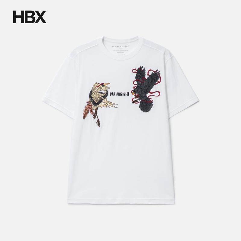 Maharishi Black Crow T-shirt 短袖T恤男HBX
