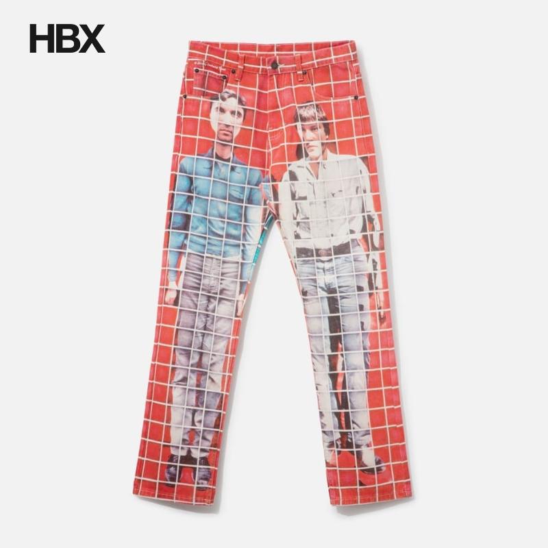 Pleasures X Talking Heads Buildings Straight Leg 牛仔裤男HBX