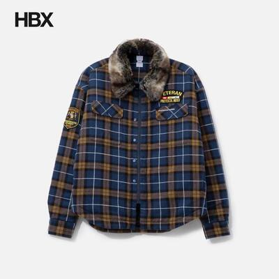 Protocol-Index Fur Flannel Shirts Jacket 衬衫男HBX