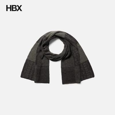 POLYTERU Ethnic Pattern Checkerboard Muffler 围巾HBX