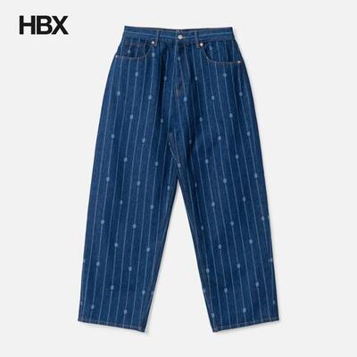 Drole de Monsieur Le Jean Baggy Monogramme 牛仔裤男HBX