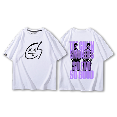 T恤男夏季欧美高街半截袖