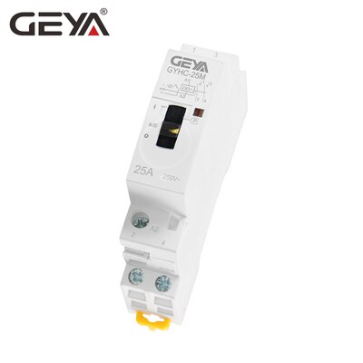 GEYA GYHC Modular Contactor 2P 16A 20A 25A 2NO or 2NC 220V