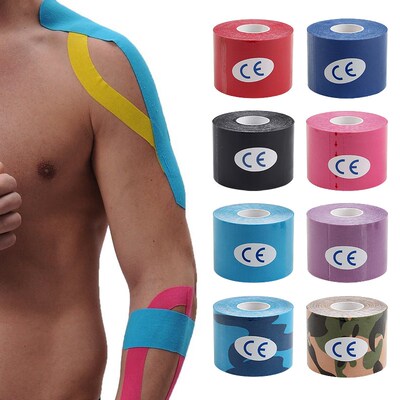 Good Quality 5mx5cm  Athletic Kinesiology Muscle Kinesiotape