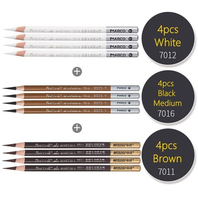 Drawing Sketch Pencils-Pen Art-Supplies Wood Marco Professio