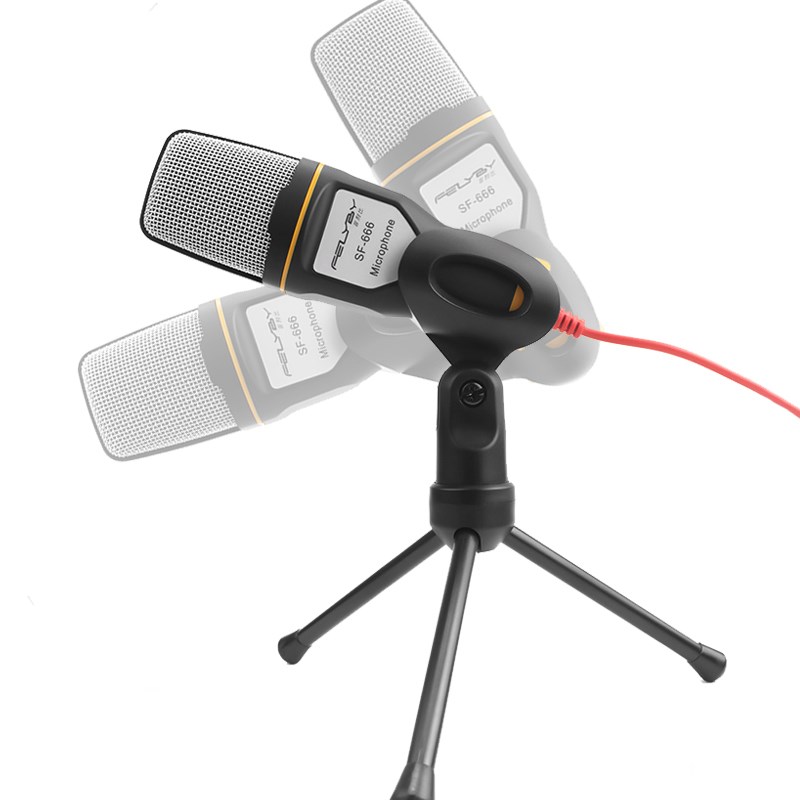 FELYBY Professional Condenser Microphone Sound Podcast Studi