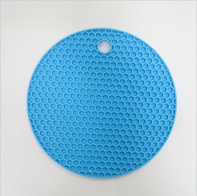 18CM Round Hot Coaster Heat Resistant Silicone Mat Drink  Co