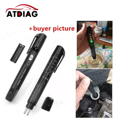 Brake Fluid Tester Pen Liquid Tester With 5 LED Car Vehicle